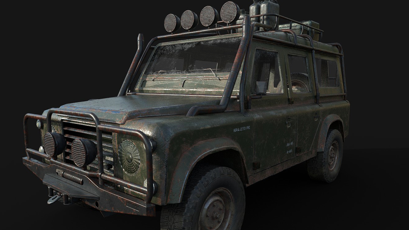 王宇昕一期机械班学员小泽作品《越野车》 来自深夜线上 Cg文章cg资源 深夜研习社